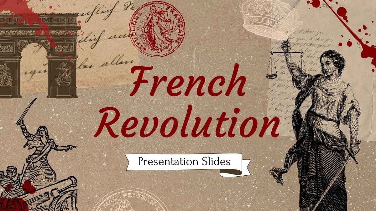 フランス革命：無料プレゼンテンプレート｜PPT・Google Slides・Canva