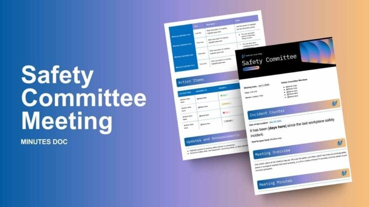 無料の安全パワーポイントテンプレート & Googleスライドテーマ