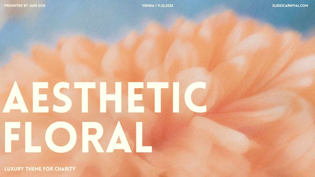 Slide Elegan Background Bunga Mewah - Template Presentasi Gratis ...