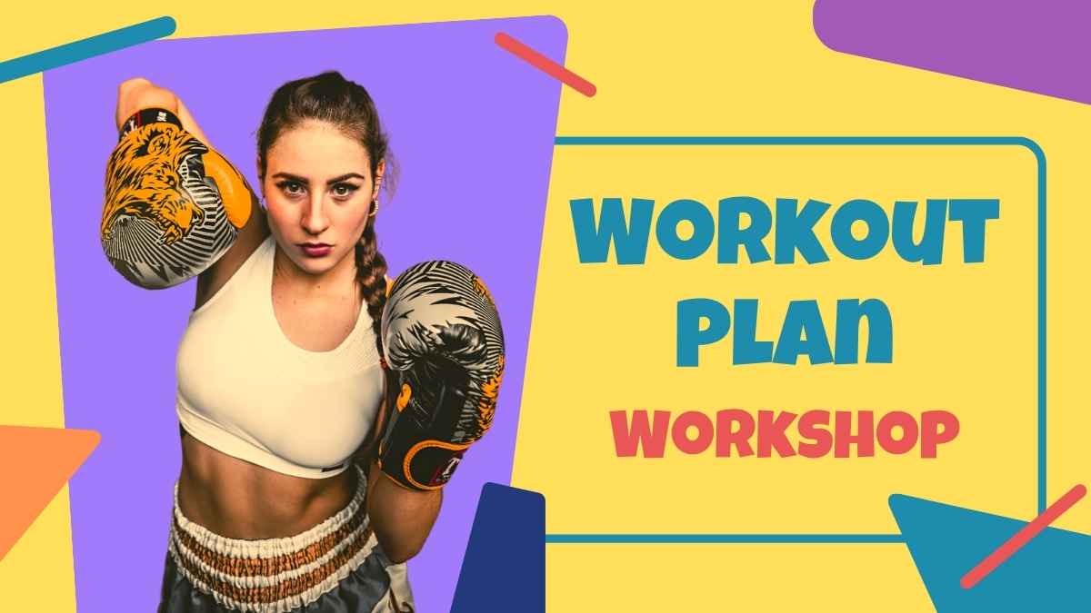 Template Slide Workshop Rencana Latihan Gratis