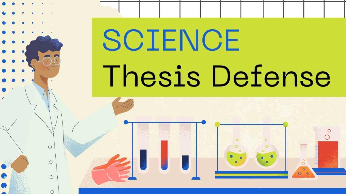 Slide Pertahanan Tesis Sains Ilustrasi Menarik - Template Presentasi ...