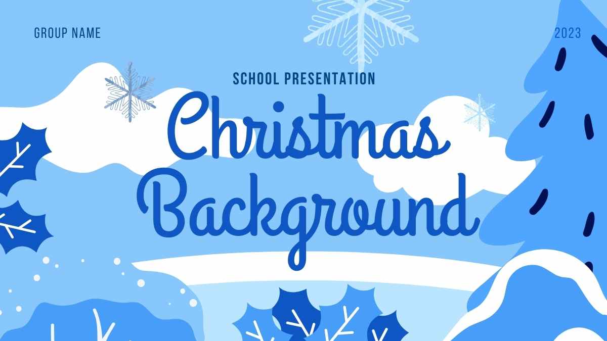 Background Natal Putih Bersalju - Template Presentasi Gratis ...
