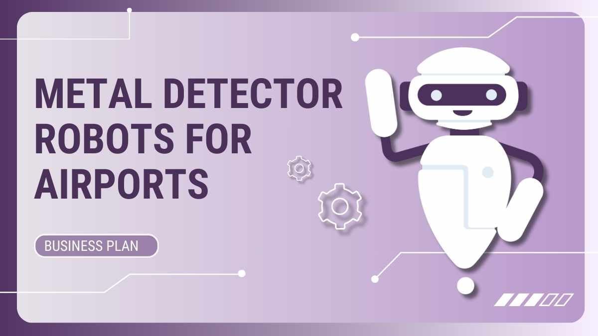 Template slide robot detektor logam bandara gratis