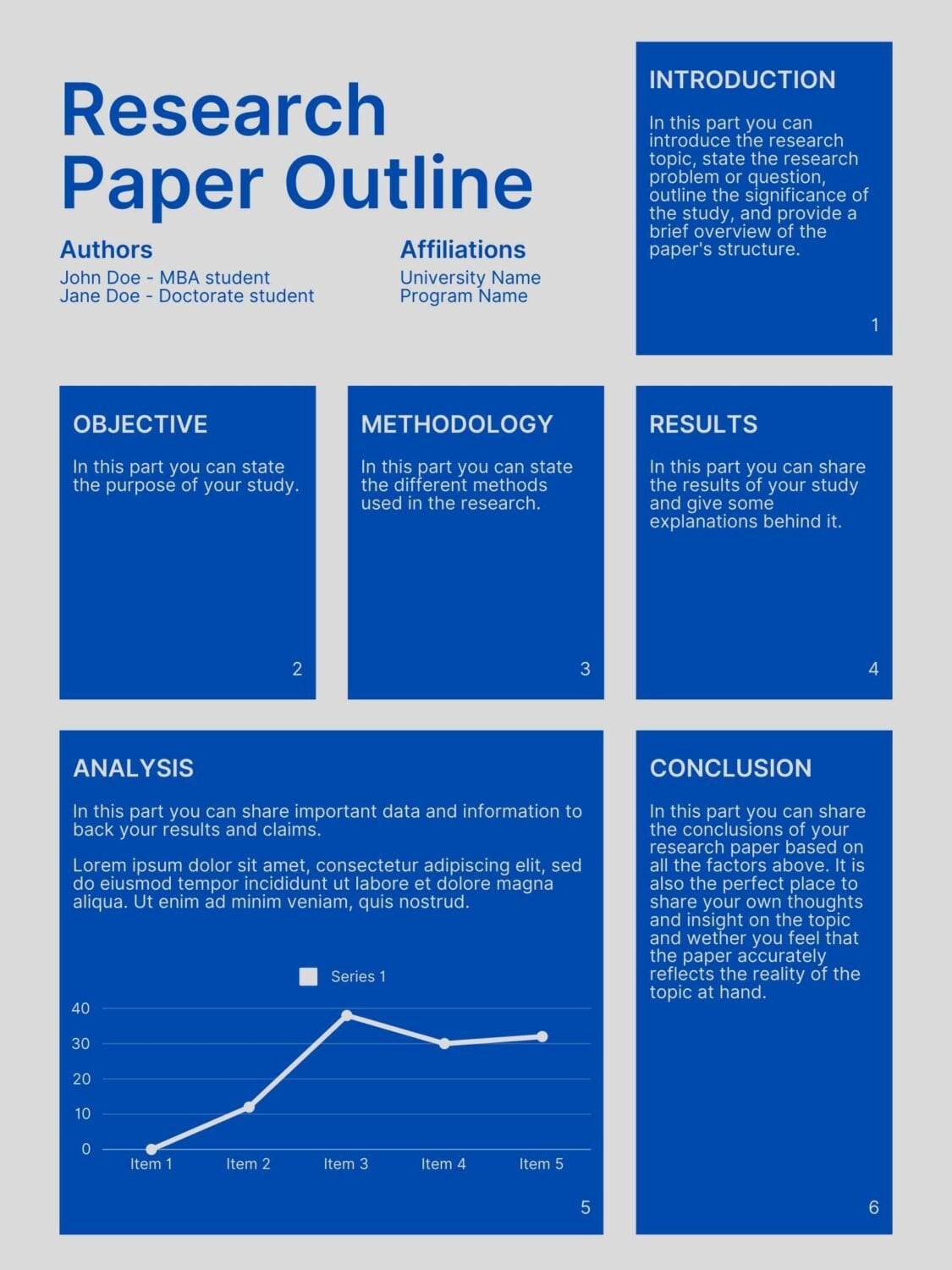 Template outline makalah riset gratis untuk slide