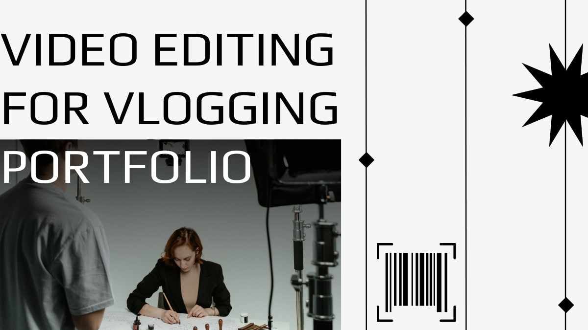 Portofolio Video Editing Modern Memukau - Template Presentasi Gratis ...