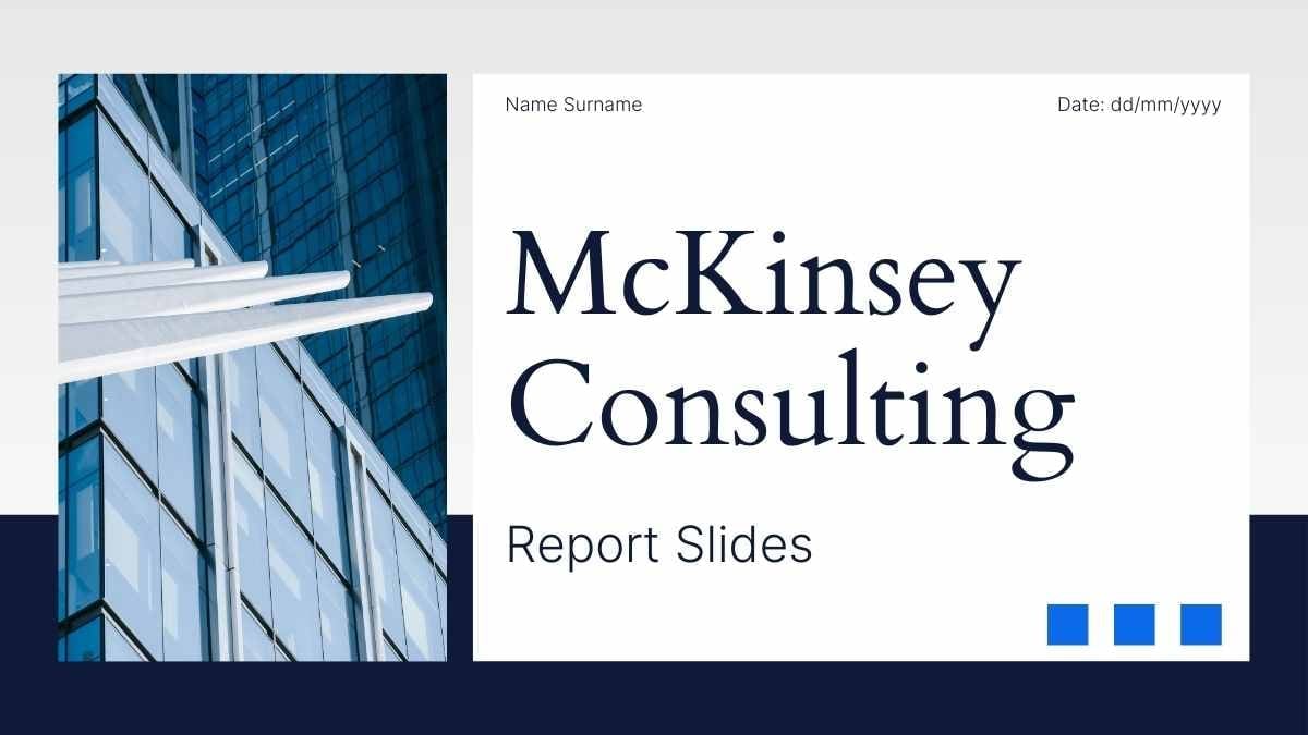 Template slide laporan konsultasi profesional gratis