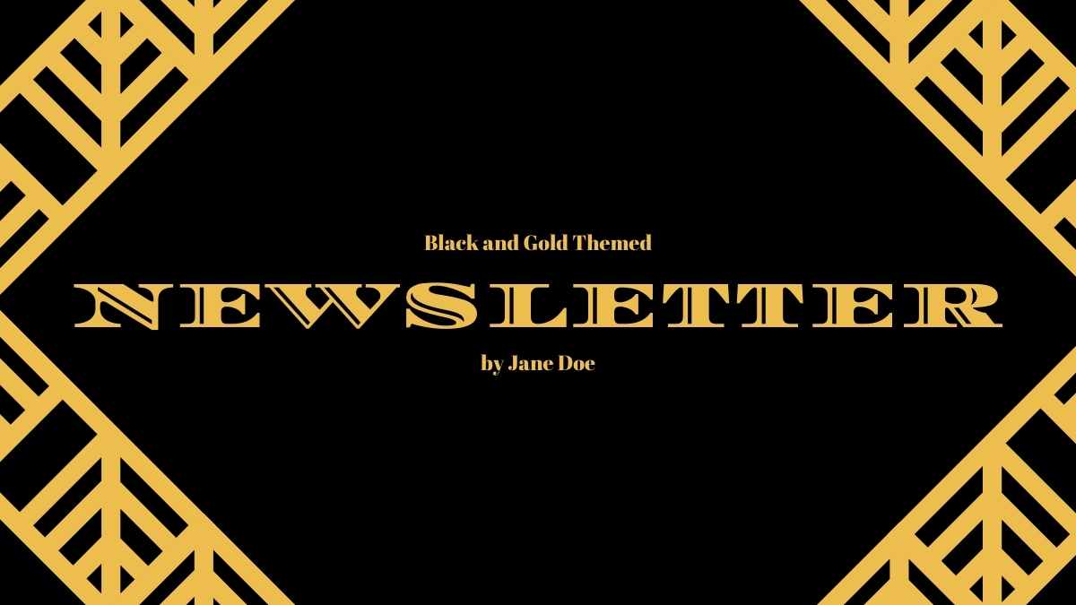 Slide Buletin Art Deco Sederhana - Template Presentasi Gratis ...