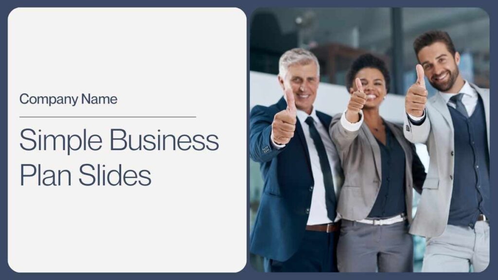 Template PPT & Google Slides Business Plan Gratis - SlidesCarnival