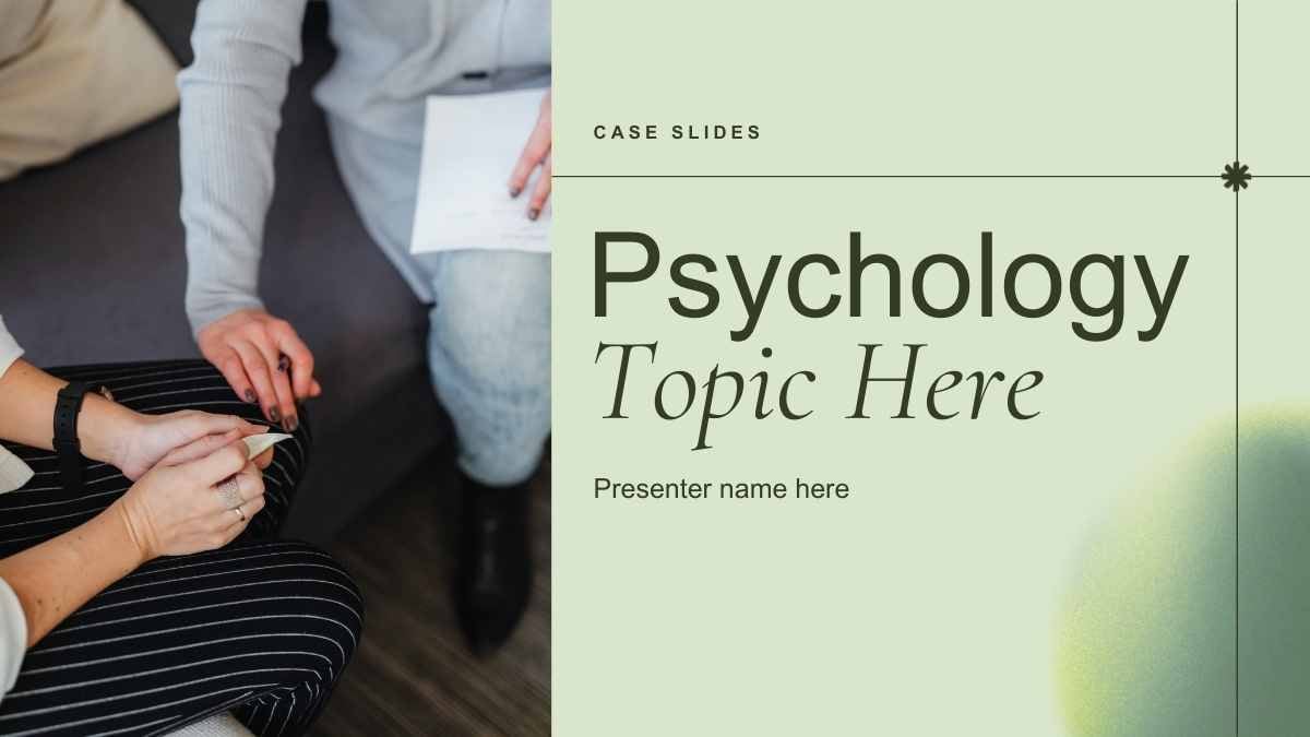 Template slide studi kasus psikologi gratis