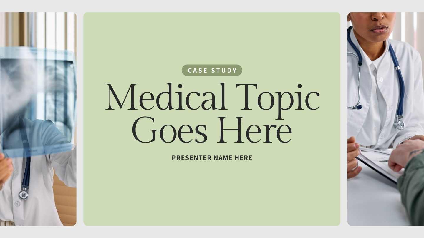 Template Slide Studi Kasus Medis Gratis