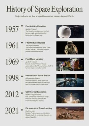 Space Exploration Infographic. Infographics Template — SlidesCarnival